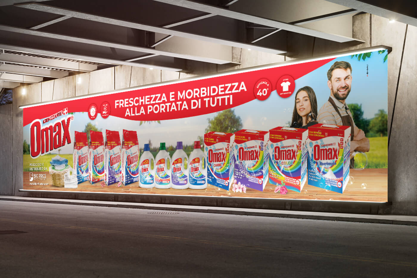 Omax campagna advertising | Allcool ADV